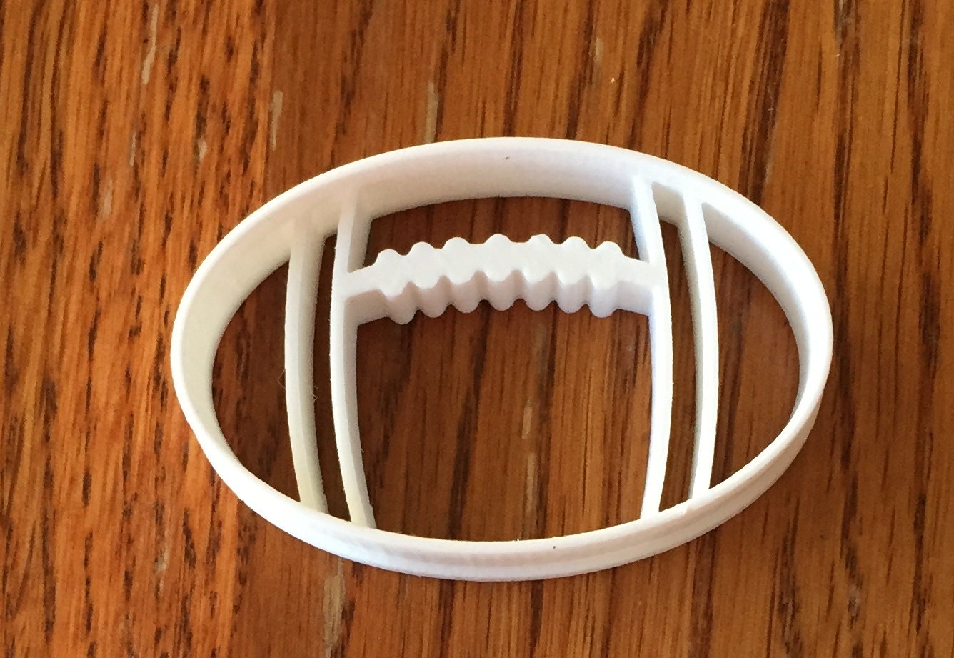Football Cookie and Fondant Cutter - Etsy