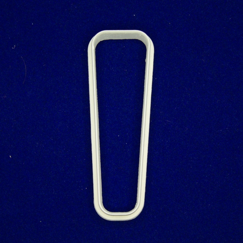 Narrow Symmetrical Trapezoid With Rounded Corners Pendant - Etsy