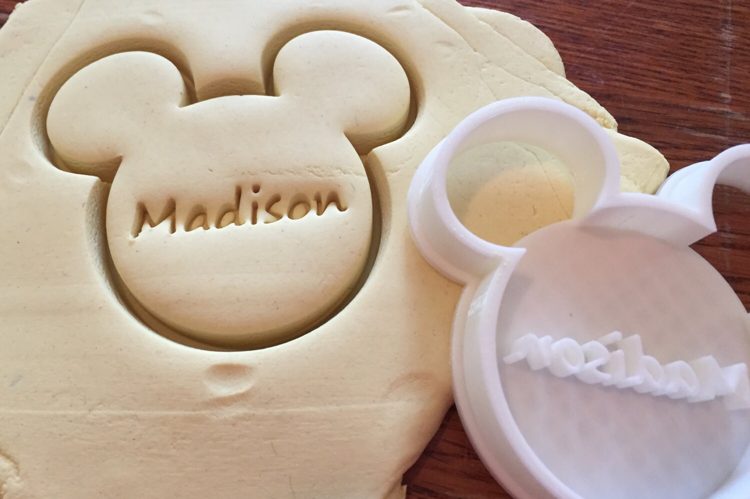 Mickey Mouse PERSONALIZED Cookie and Fondant Cutter - Etsy