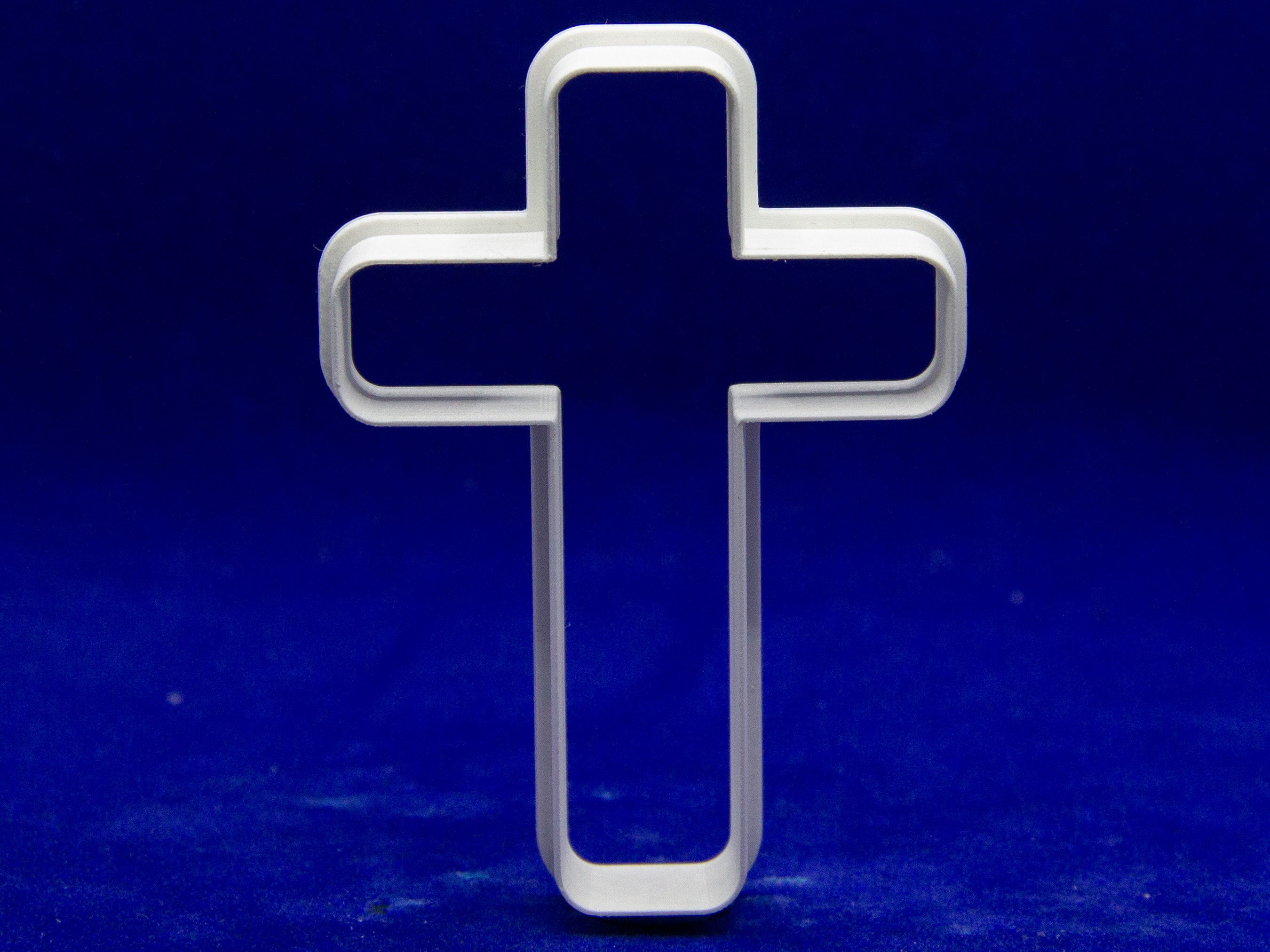 Cross With Rounded Corners Polymer Clay or Cookie Cutter - Etsy