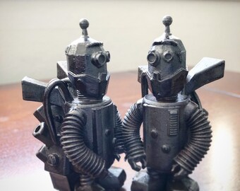 Robot figure | Etsy