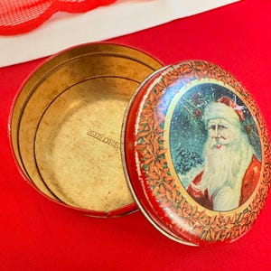 Tindeco Santa Candy Tin - Etsy