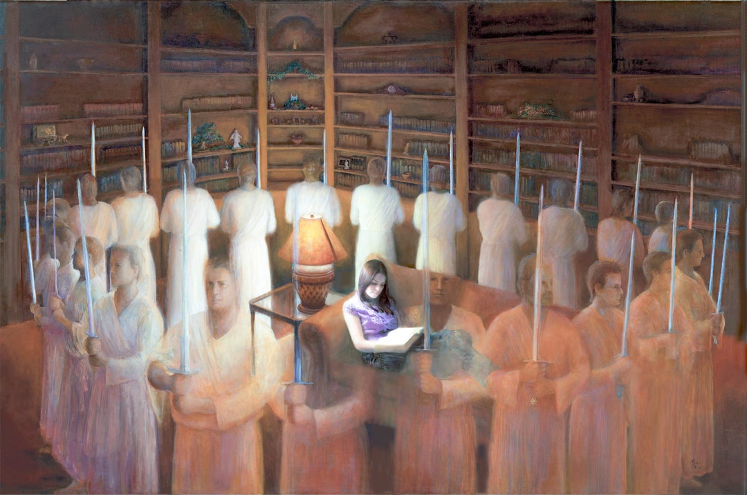 Brunette Girl Ministry of Angels - Etsy