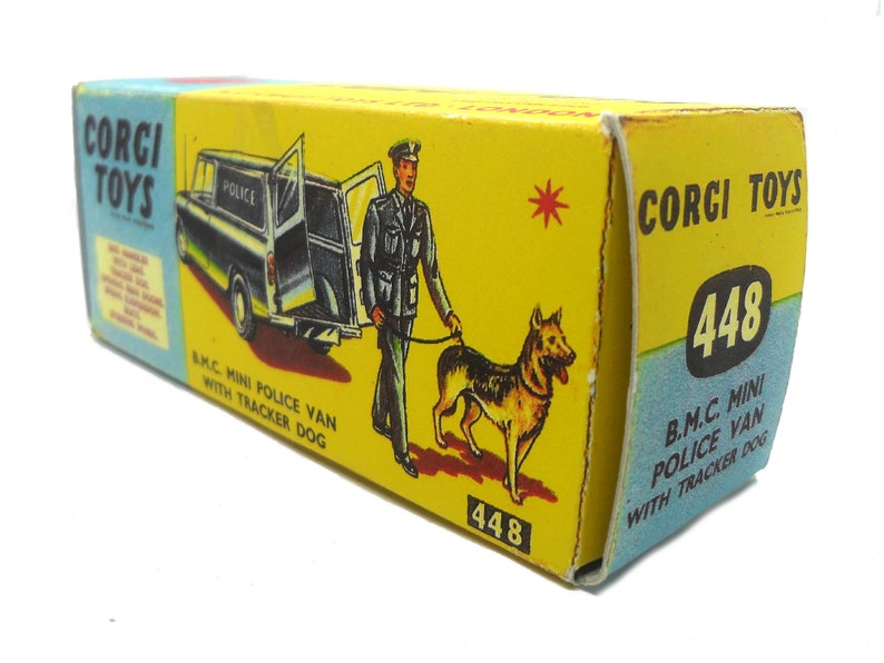 1960s Vintage Corgi 448 BMC Mini Police Van Toy Collectible. - Etsy