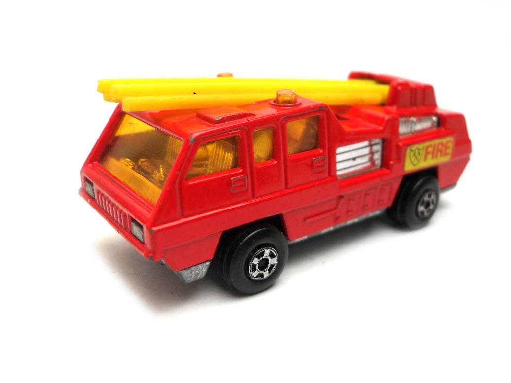 1970 Vintage Matchbox Superfast 22e Blaze Buster Fire Engine Toy ...