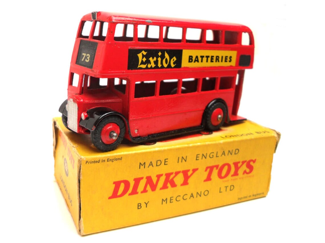 1960s Vintage Dinky 291 London Bus Toy Collectible England - Etsy