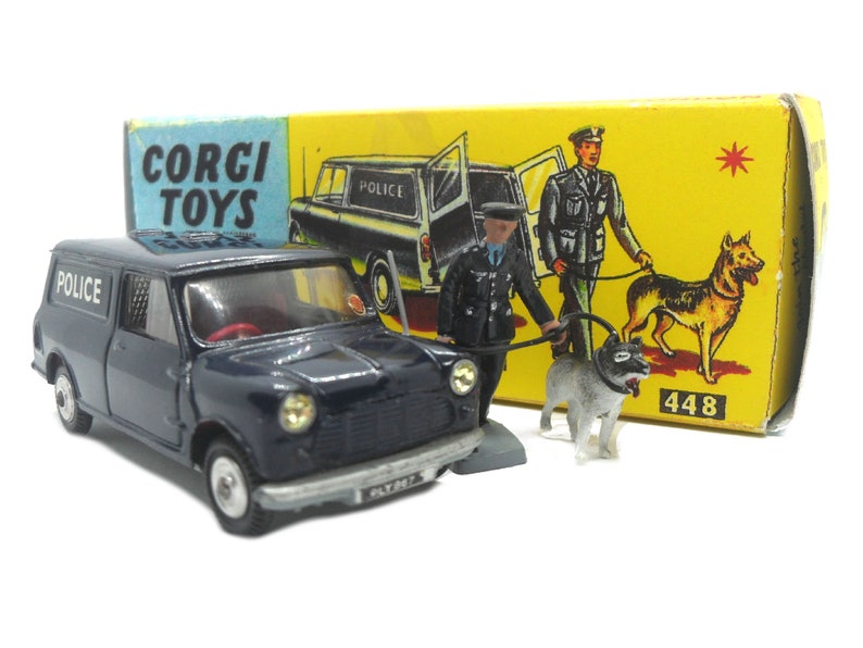 1960s Vintage Corgi 448 BMC Mini Police Van Toy Collectible. - Etsy