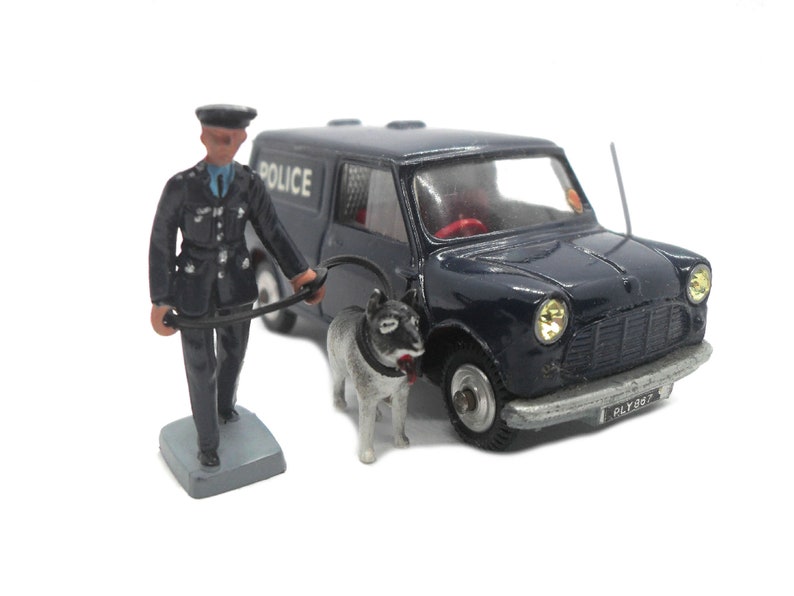 1960s Vintage Corgi 448 BMC Mini Police Van Toy Collectible. Made in ...