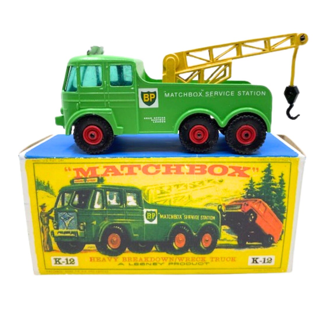 1960s Vintage Matchbox King Size K-12 Heavy Breakdown Wreck Truck. Toy ...