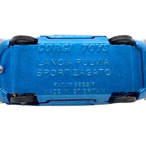 1960s Vintage Corgi 332 Lancia Fulvia Sports Zagato.toy Collectible ...