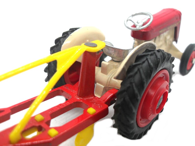 1960s Vintage Corgi 56 Four Furrow Plow. Toy Collectible. Made in ...