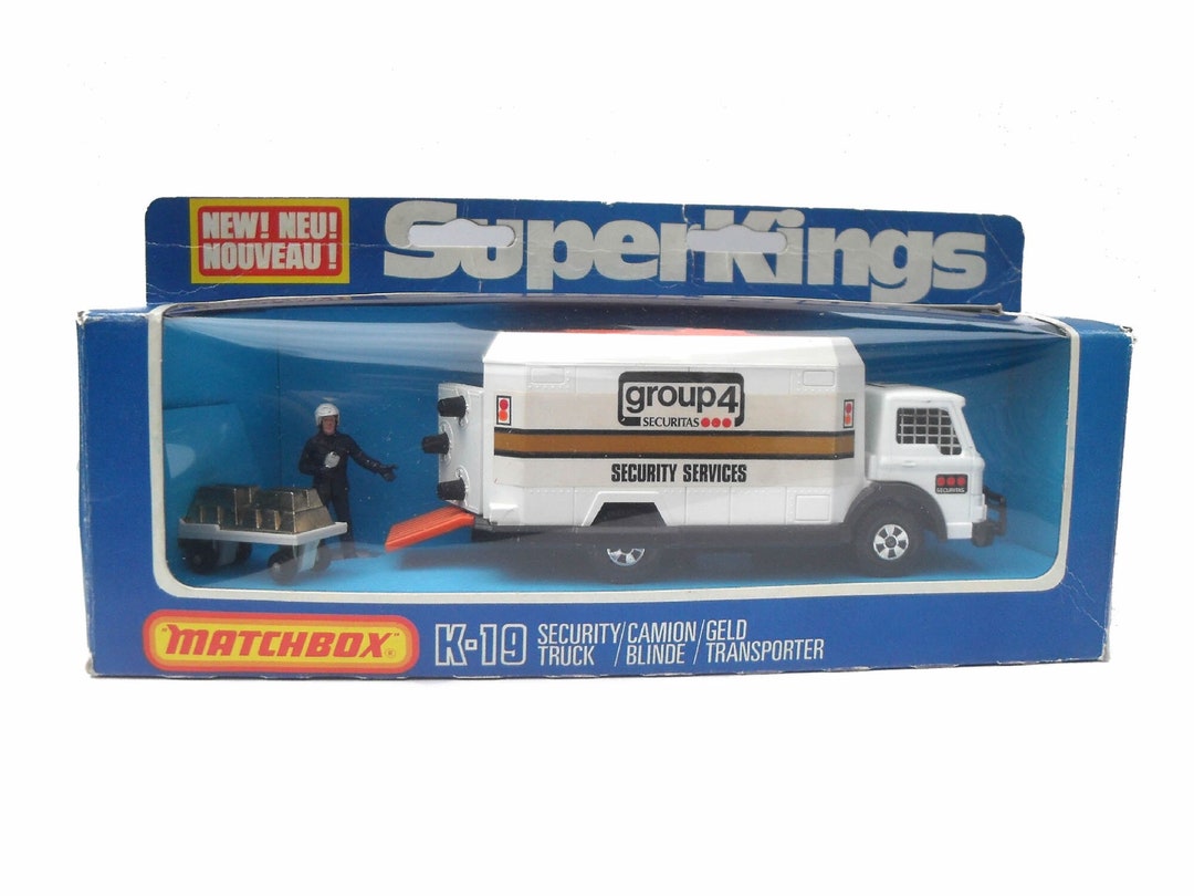 1970s Vintage Matchbox Superkings K19 Security Truck. Toy Collectible ...