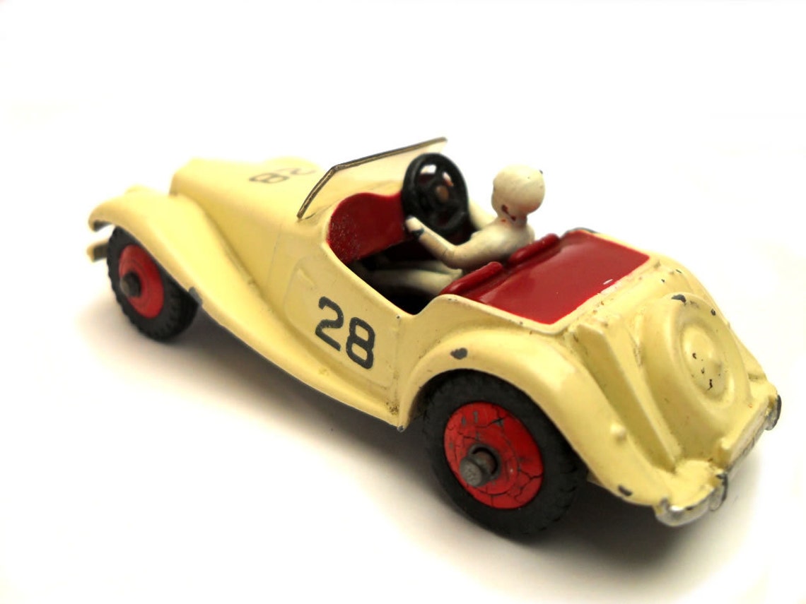 1950s Vintage Dinky 108 MG Midget Competition Racing Car Toy ...