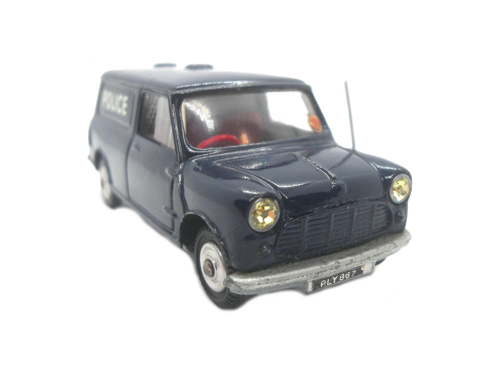 1960s Vintage Corgi 448 BMC Mini Police Van Toy Collectible. Made in ...