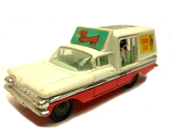 1960s Vintage Corgi 486 Impala Chevrolet Kennel Club Van Toy ...