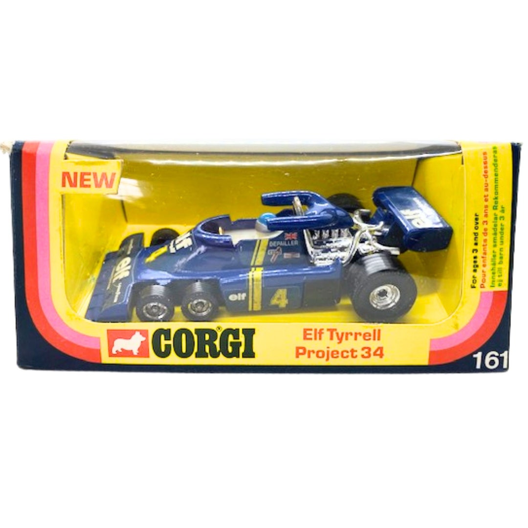 1970s Vintage Corgi 161 ELF Tyrrell Project 34 F1 Racing Car. Toy ...