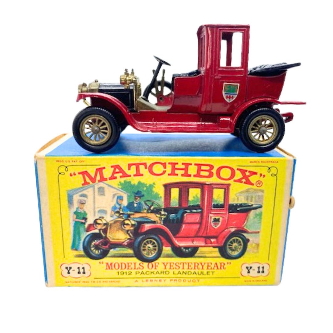 1960s Vintage Matchbox Y11-2 MOY 1912 Packard Landaulet. Toy ...