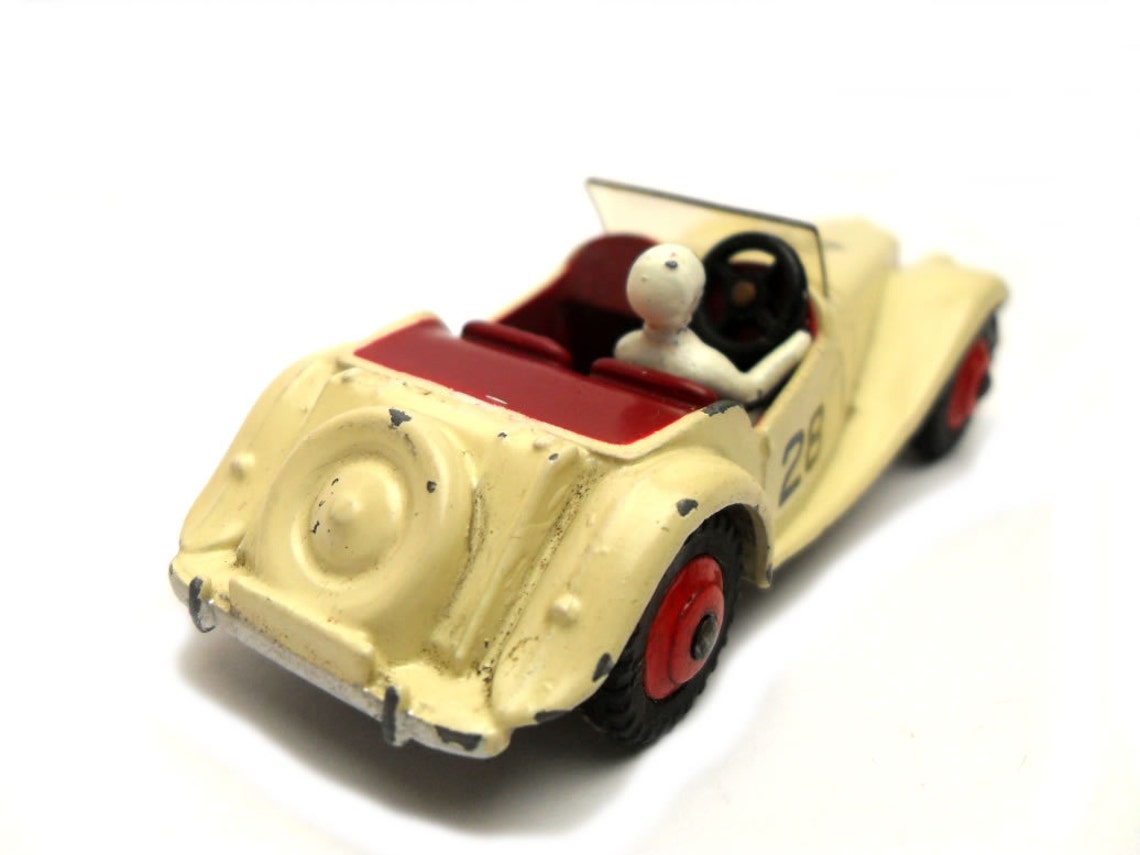 1950s Vintage Dinky 108 MG Midget Competition Racing Car Toy ...