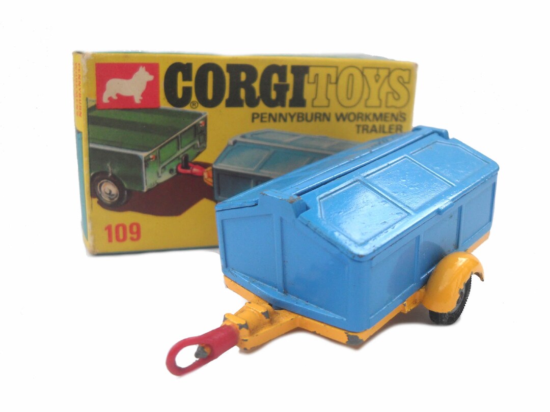 1960s Vintage Corgi 109 Pennyburn Trailer. Toy Collectible. Made in ...