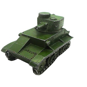 1930s Vintage Dinky 152a Light Tank. Toy Collectible. Made in England ...
