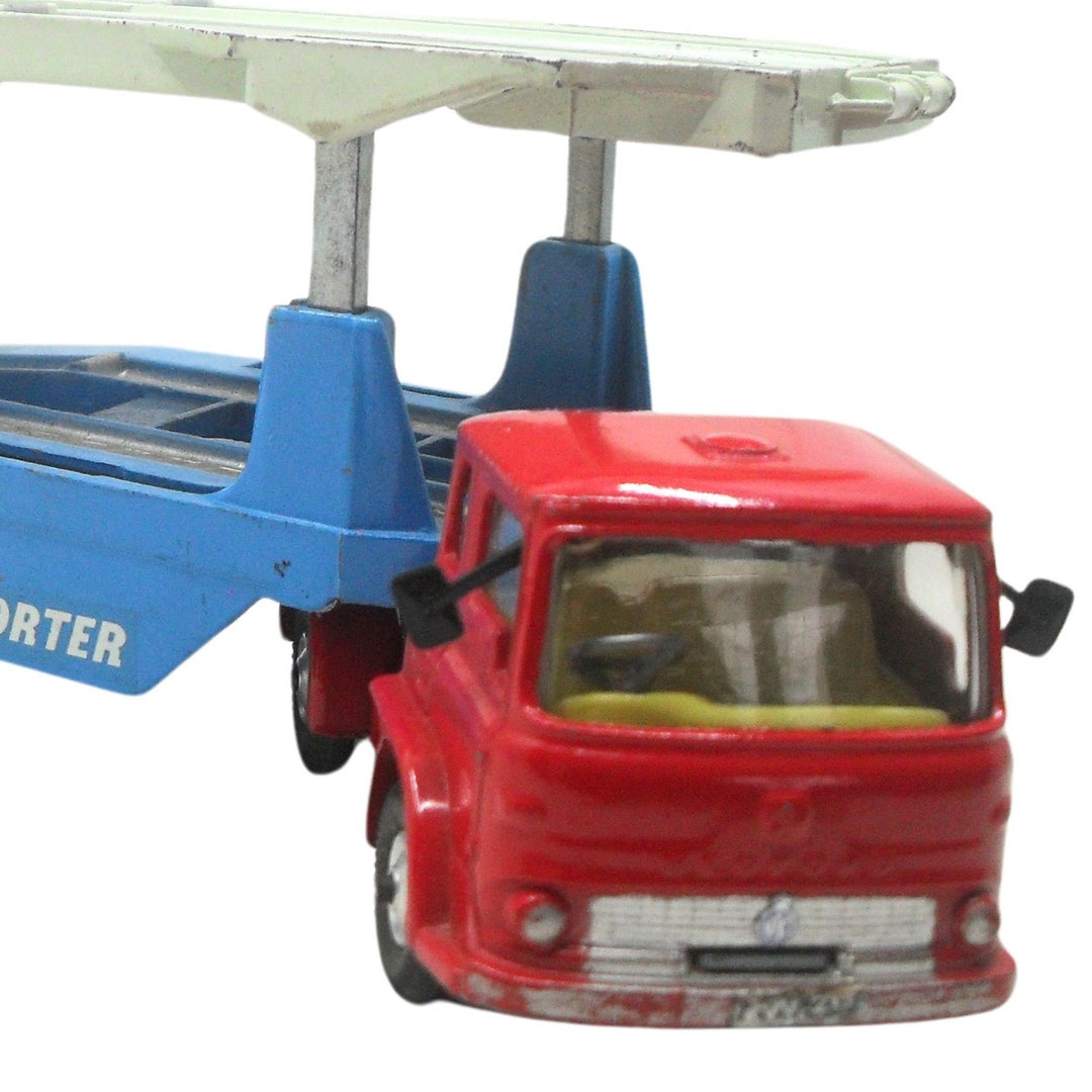 1960s Vintage Corgi 1101 Carrimore 'S' Transporter With Tractor. Toy ...
