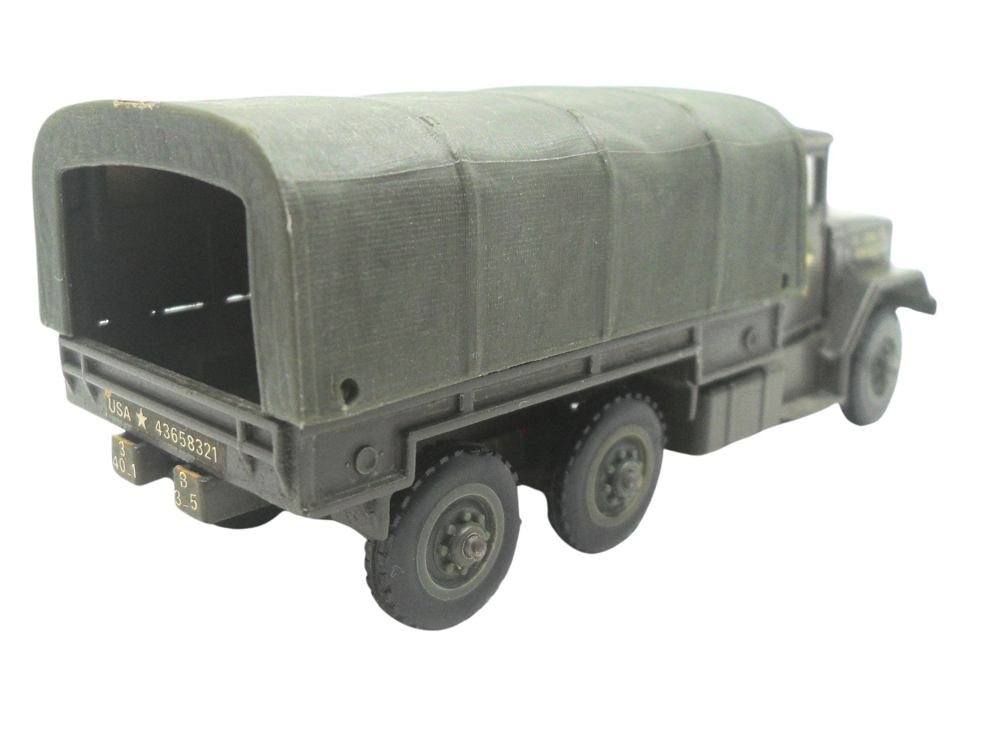 1970s Vintage Solido 245 Military Kaiser M34 6x6 Jeep. Scale 1:50. Toy ...