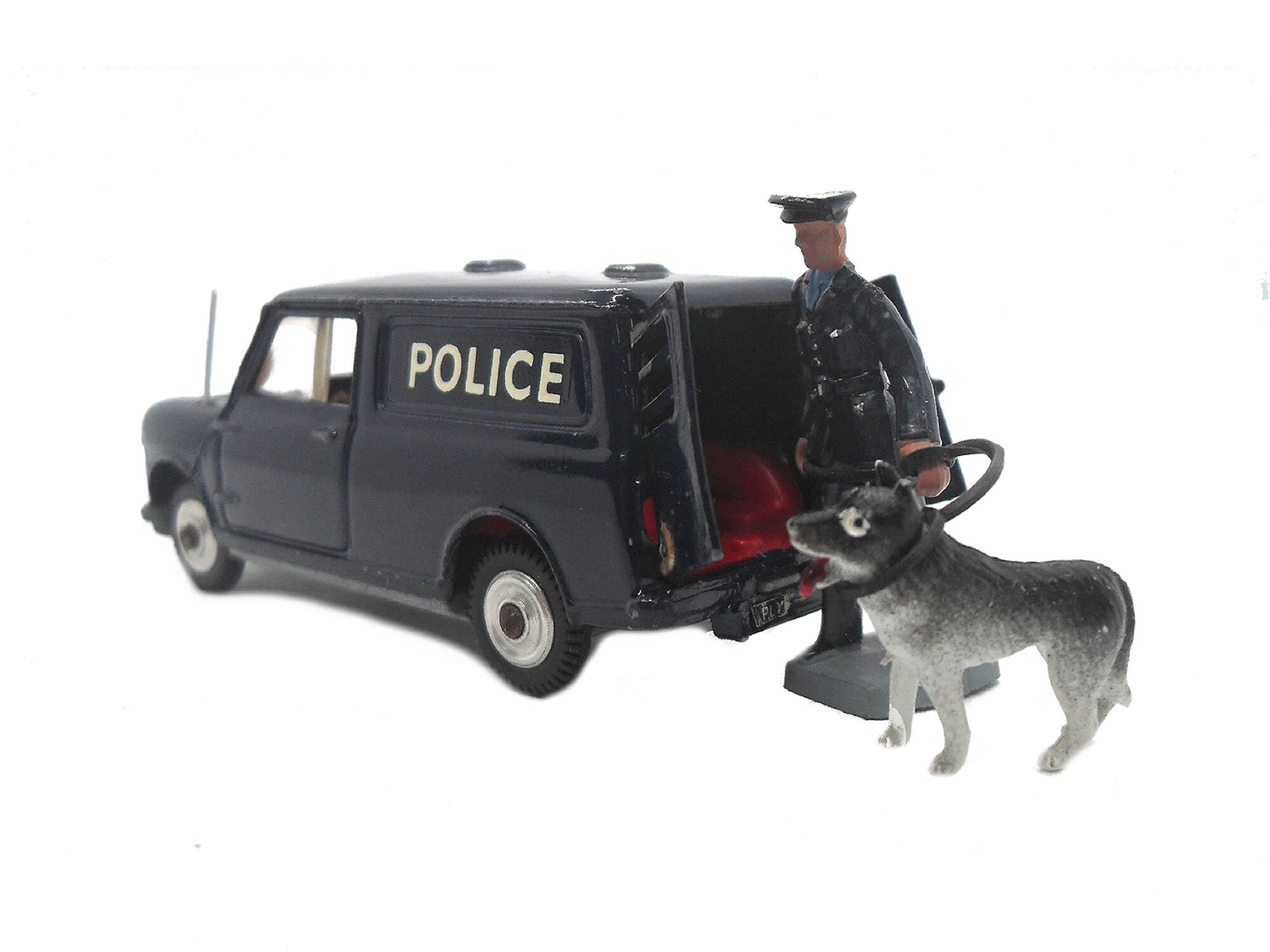 1960s Vintage Corgi 448 BMC Mini Police Van Toy Collectible. Made in ...