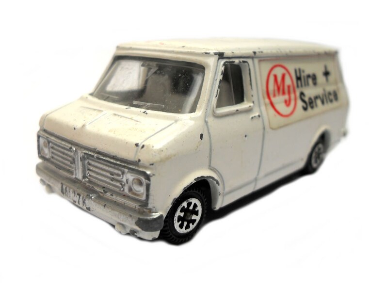 1970s Vintage Dinky 410 Bedford Van MJ Hire Services Van Toy - Etsy