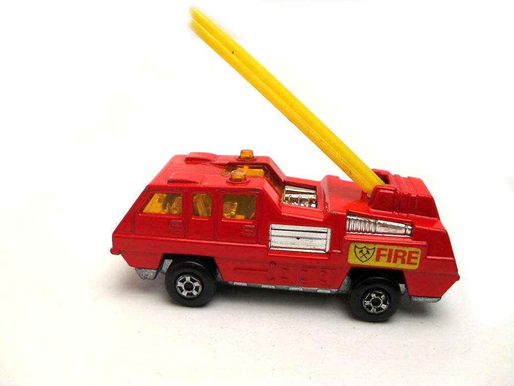 1970 Vintage Matchbox Superfast 22e Blaze Buster Fire Engine Toy ...