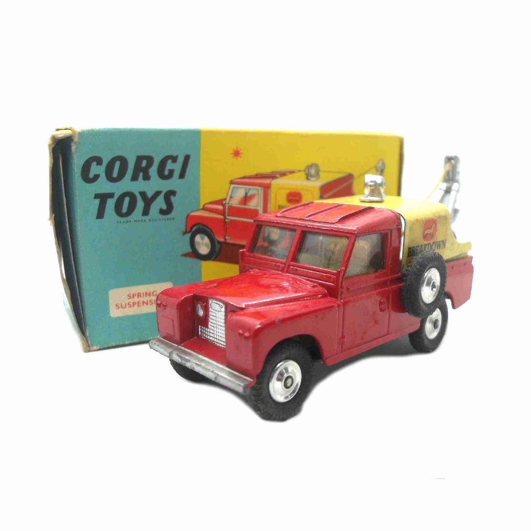 1960s Vintage Corgi 417s Landrover Breakdown Toy Collectible. Made in ...