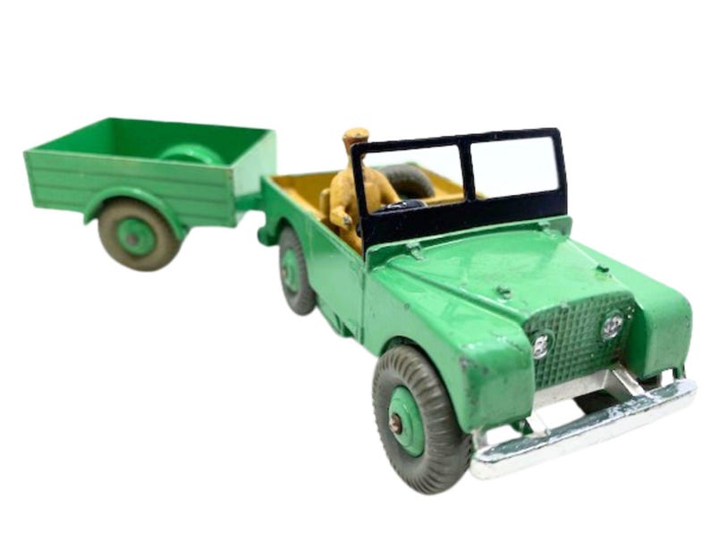 1950s Vintage Dinky Land Rover & Trailer: England Toy Collectible - Etsy