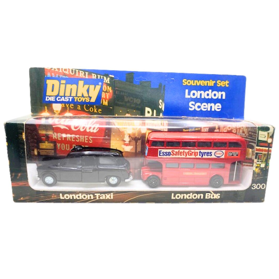 1970s Vintage Dinky 300 London Scene Gift Set. Toy Collectible. Made in ...