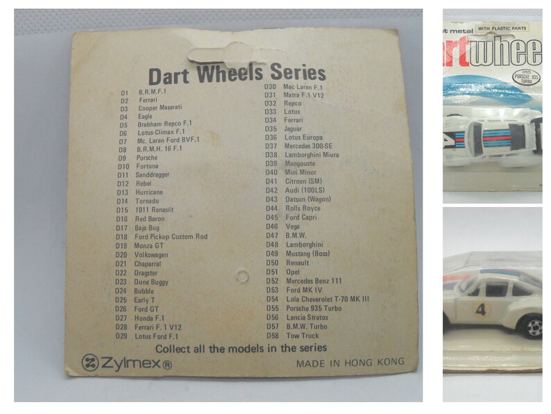 1980s Vintage Zee Toys Zylmex D55 Dart Wheels Porsche - Etsy