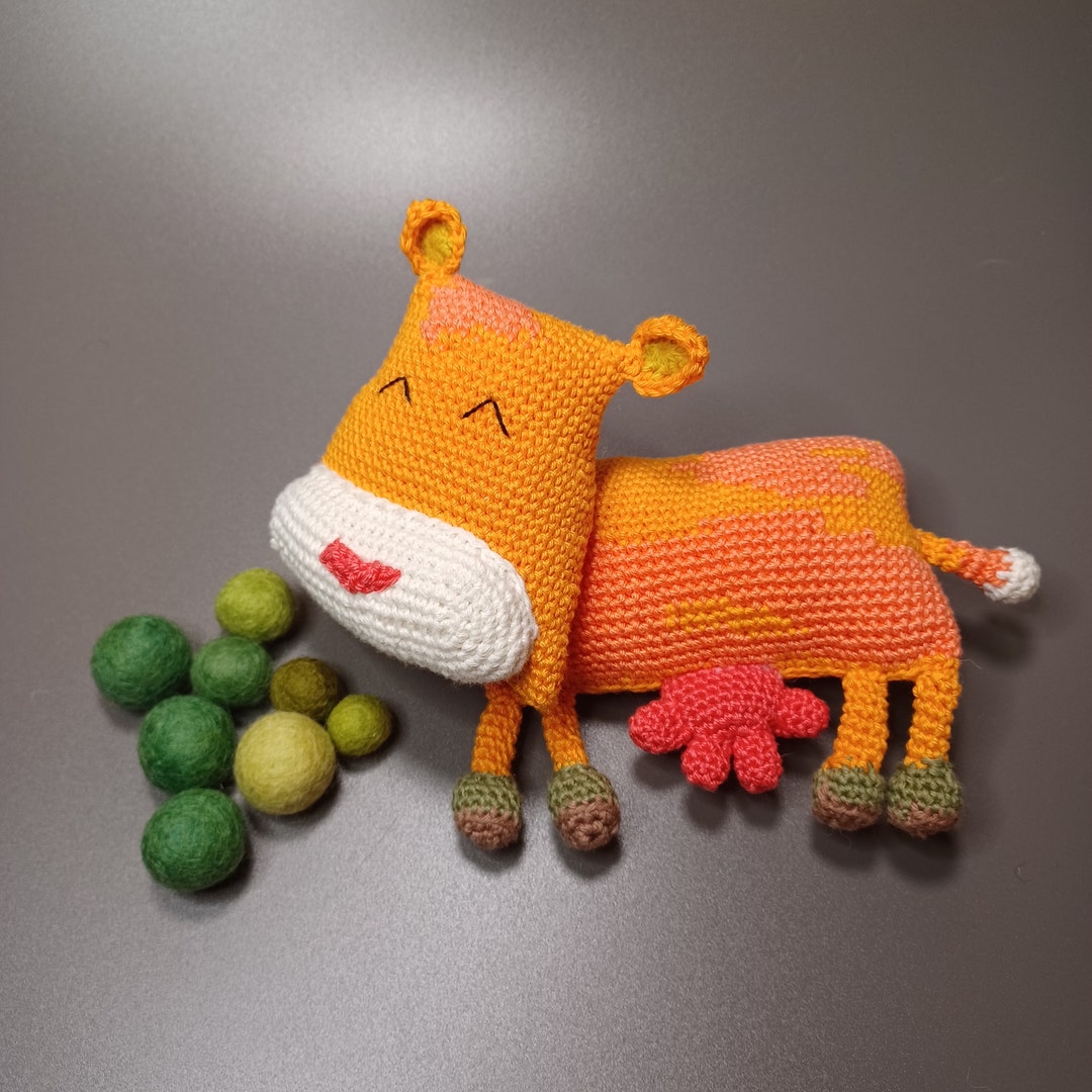 Baby Rattle Cow / Gripping Toy Rattle Cow / Cow Gift / Crocheted Rattle ...