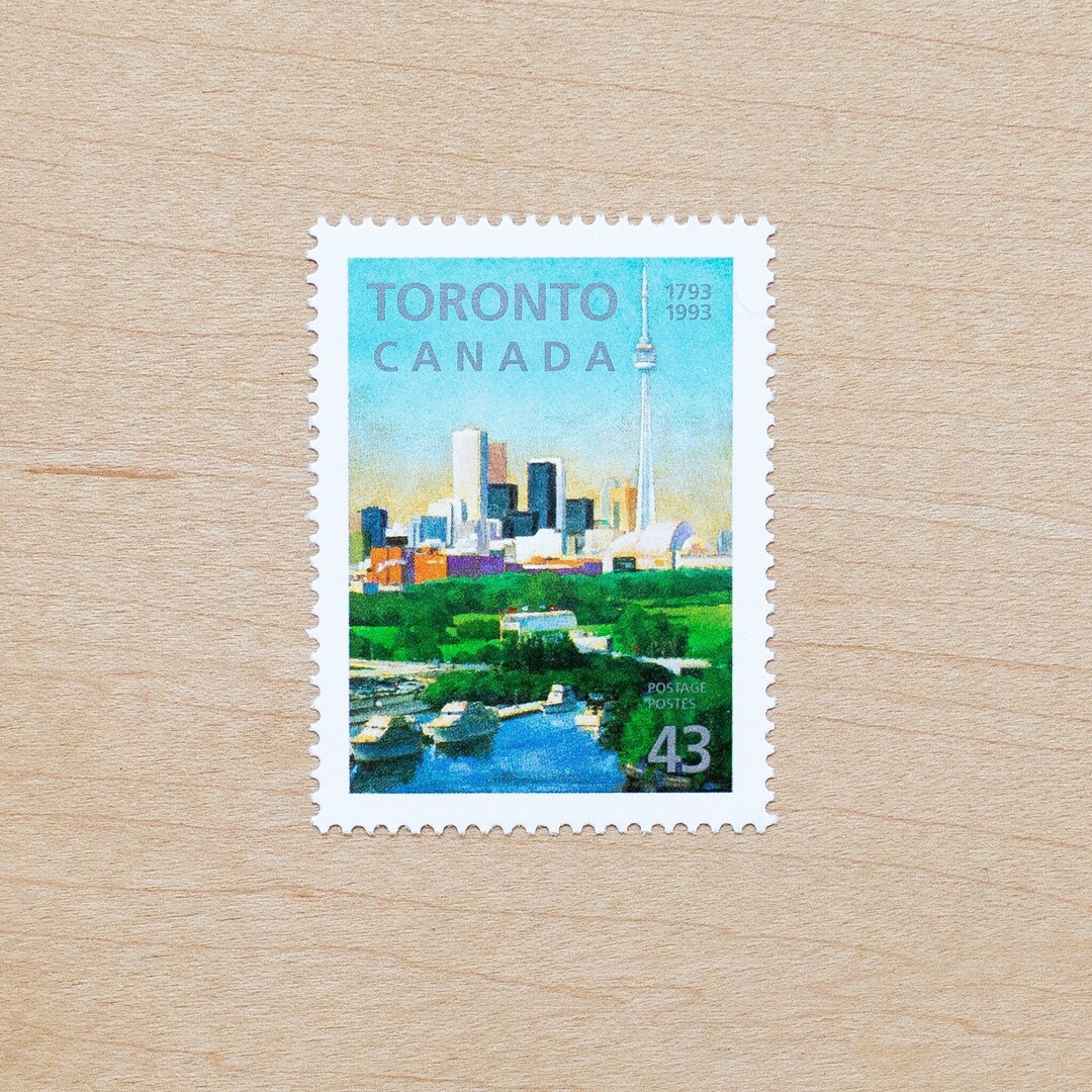 4 Toronto Postage Stamps, Canada, Wedding Calligraphy Envelopes ...