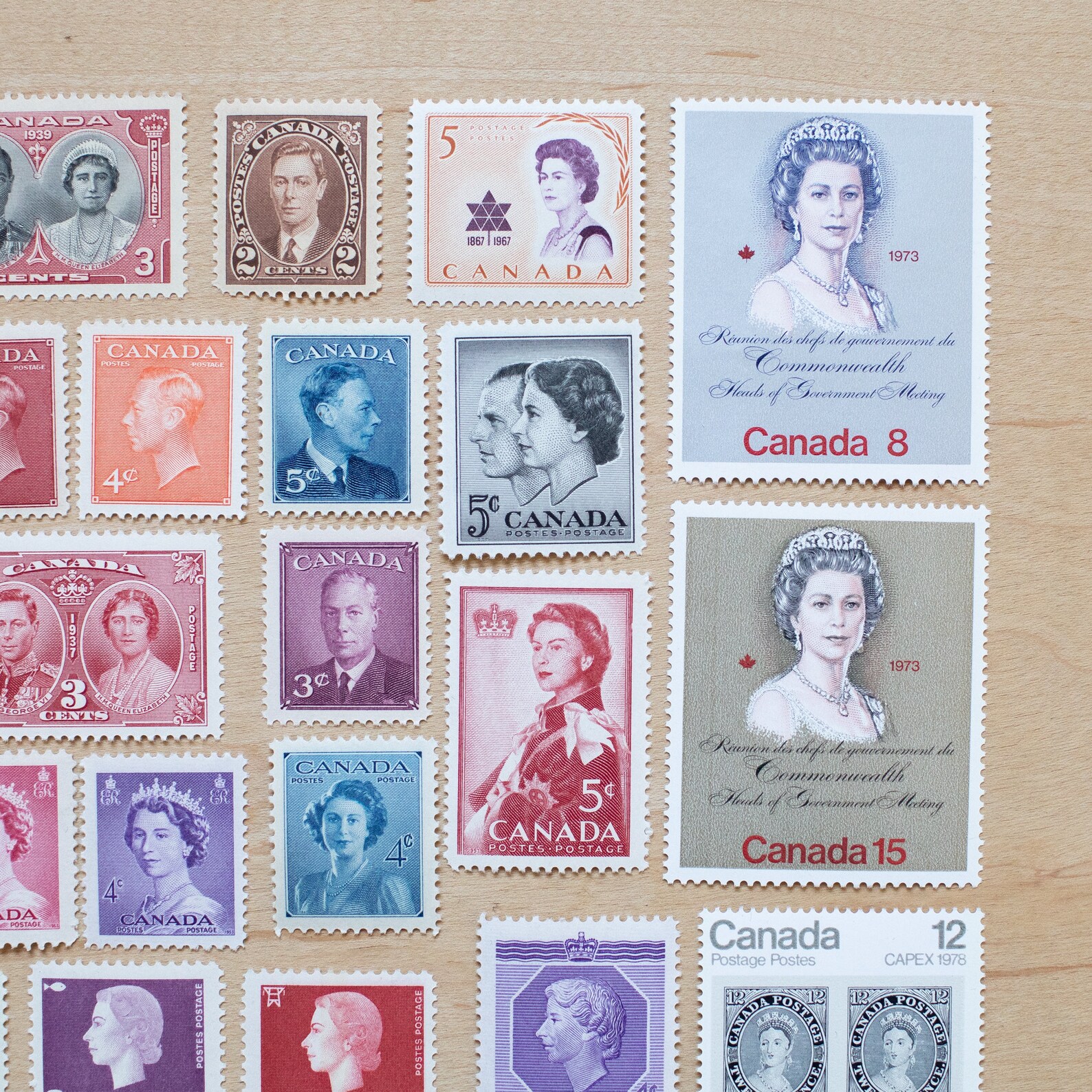 43 British Royal Family Postage Stamps Queen Elizabeth King - Etsy
