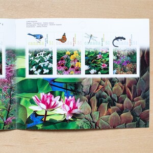 8 Garden Postage Stamps, Flower, Canadian Wedding, Botanical Gardens ...
