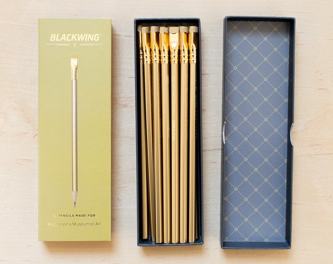 Gold Diana Blackwing Pencils Box of 12, Philadelphia Museum of Art PMA ...