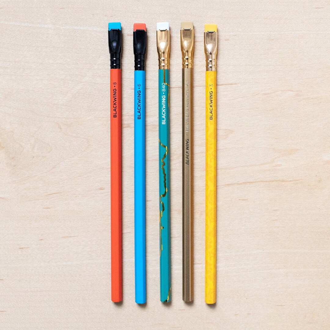 5 Blackwing Pencil Set: 6, 840, Diana, 3, Graphite Pencils, Palomino ...