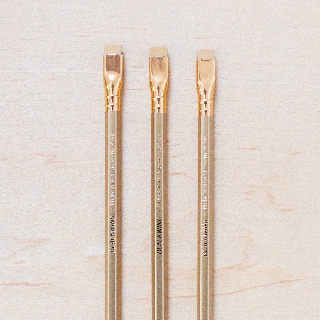 3 Gold Blackwing Pencils, Philadelphia Museum of Art Diana PMA ...