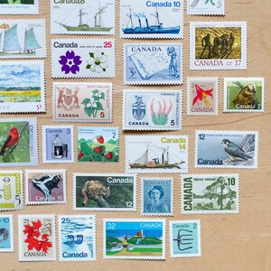 65 Canada Postage Stamps, Botanical Garden, Flowers, Animals, Plants ...