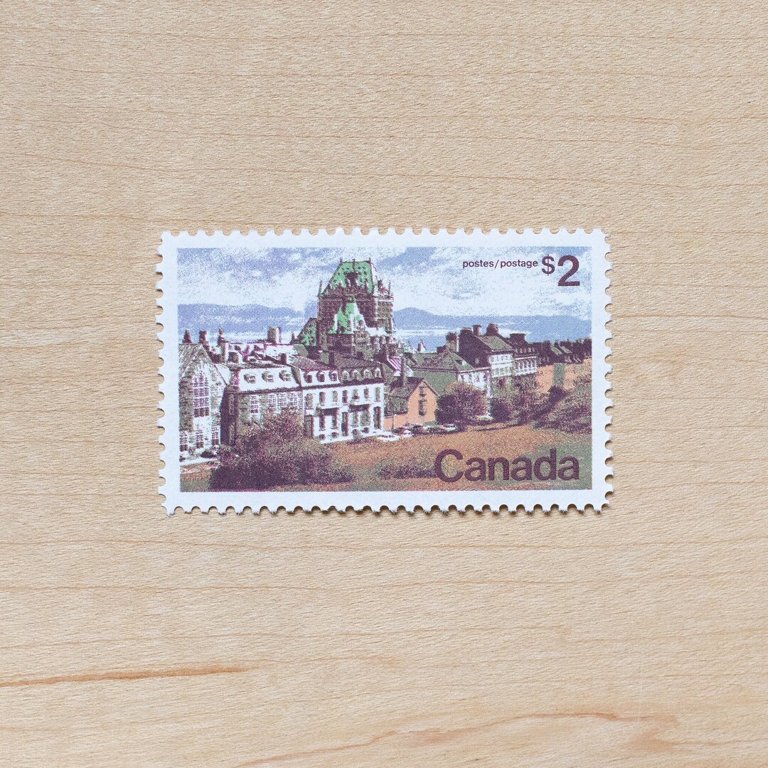 1 Quebec Postage Stamp, Wedding Calligraphy Envelopes, Canadian City ...