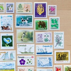 65 Canada Postage Stamps, Botanical Garden, Flowers, Animals, Plants ...