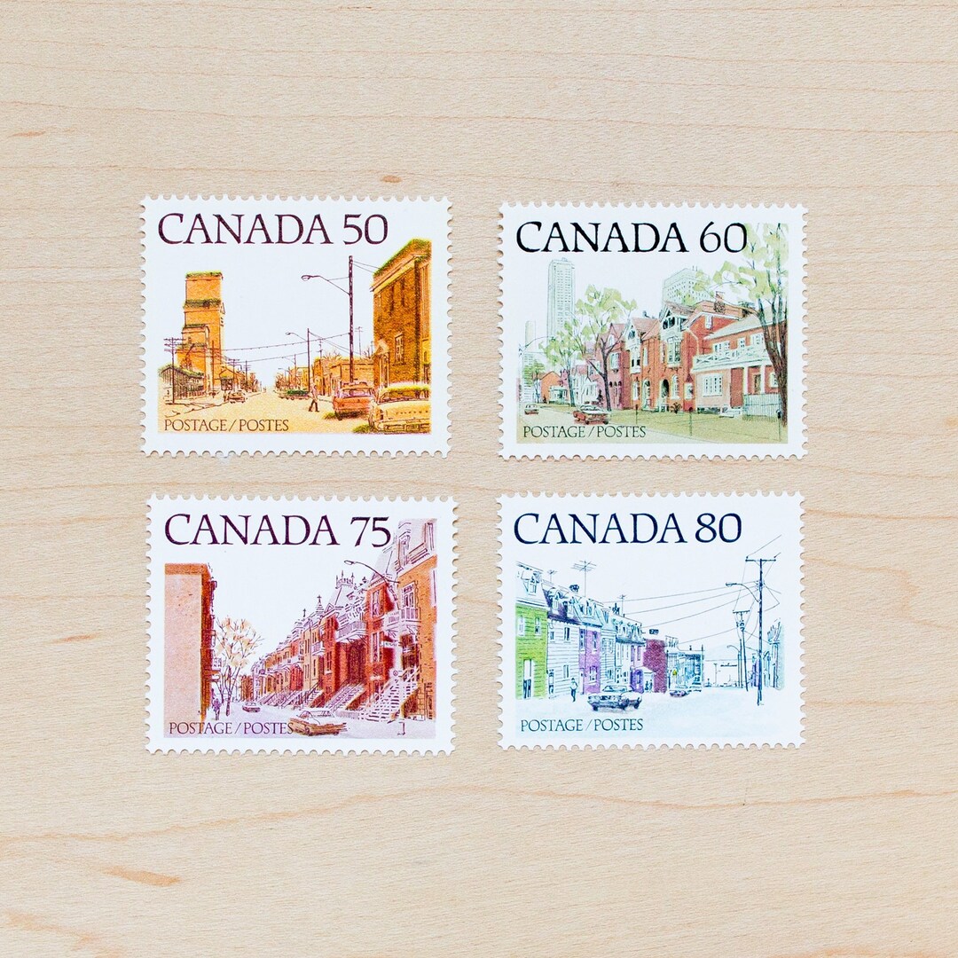 City Street Postage Stamps, Canada, Wedding Calligraphy, Canadian ...