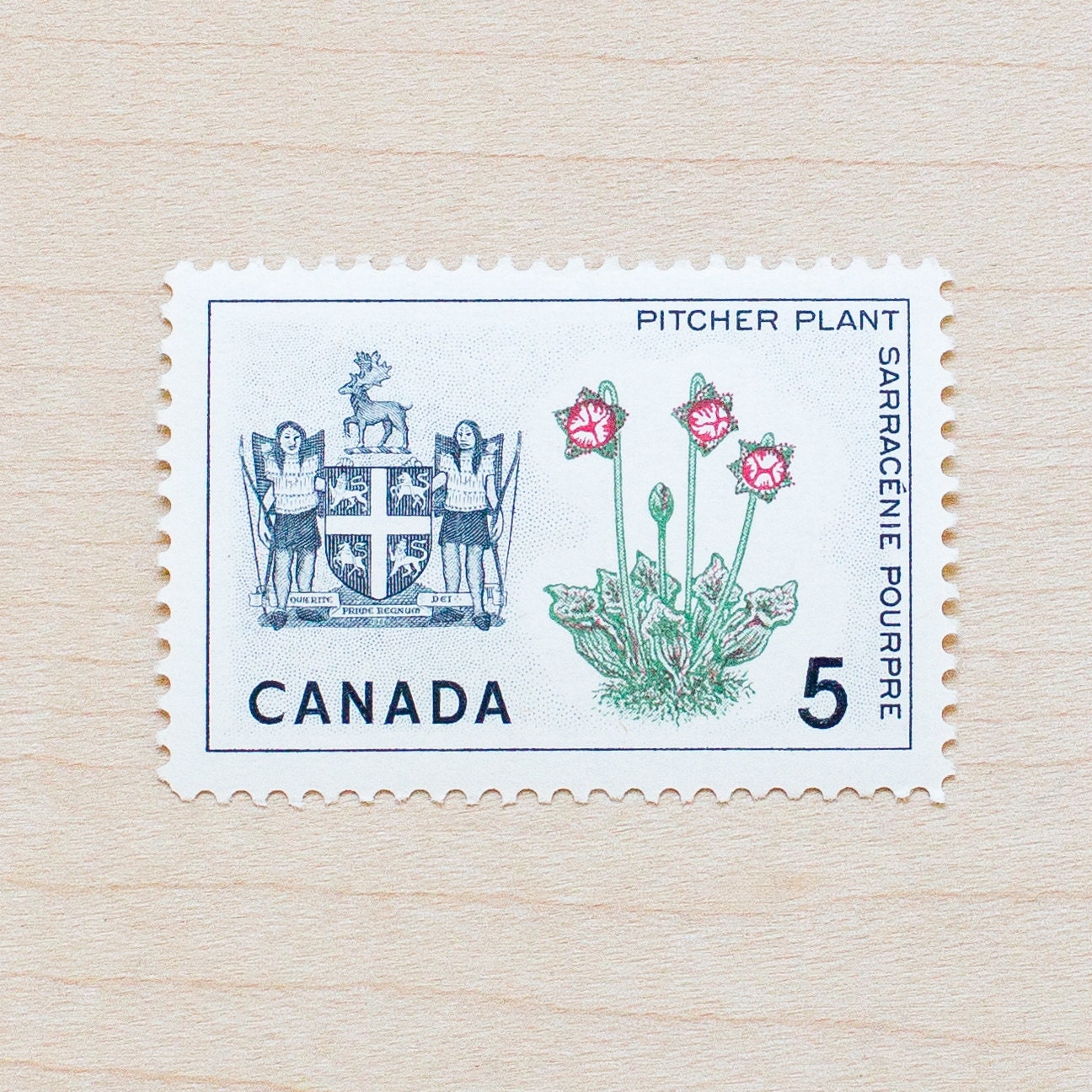 14 Canada Flower Postage Stamps Provinces and Coat of Arms | Etsy