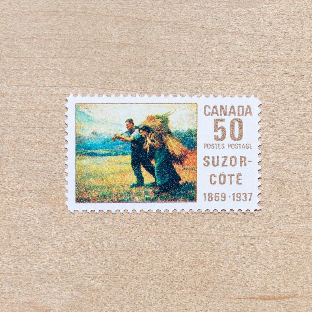 2 Harvest Field Postage Stamps, Canada, Wedding Calligraphy, Canadian ...