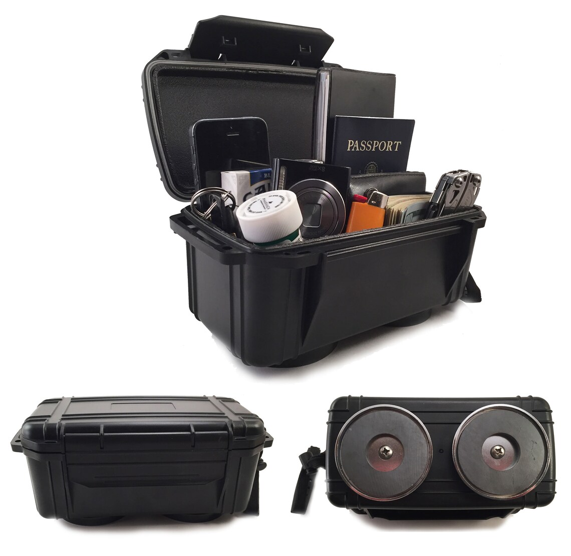 Extra Large Magnetic Stash Box Safe 190lbs Pull Force - Etsy