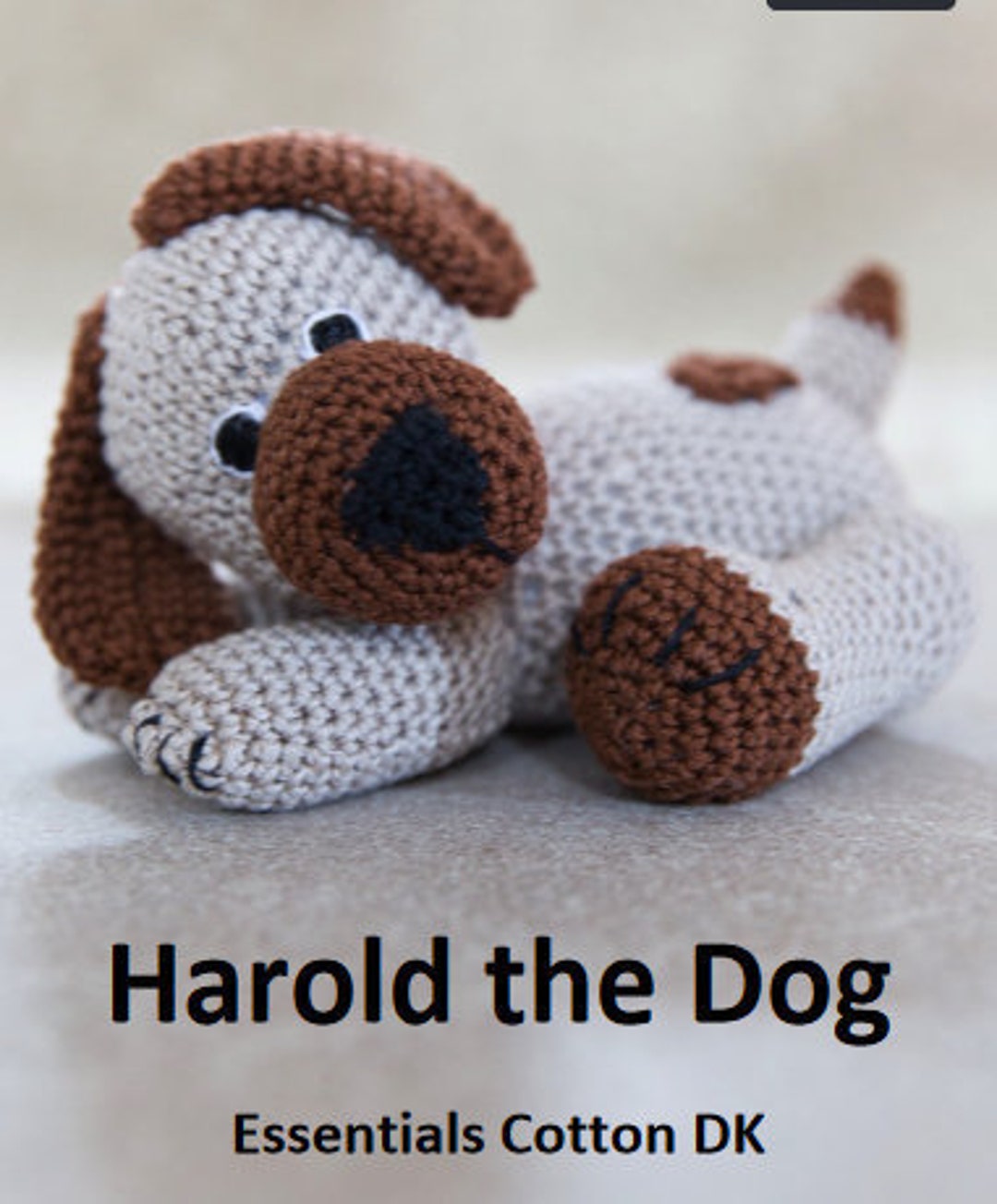 Harold the Dog Pattern PDF DOWNLOAD - Etsy