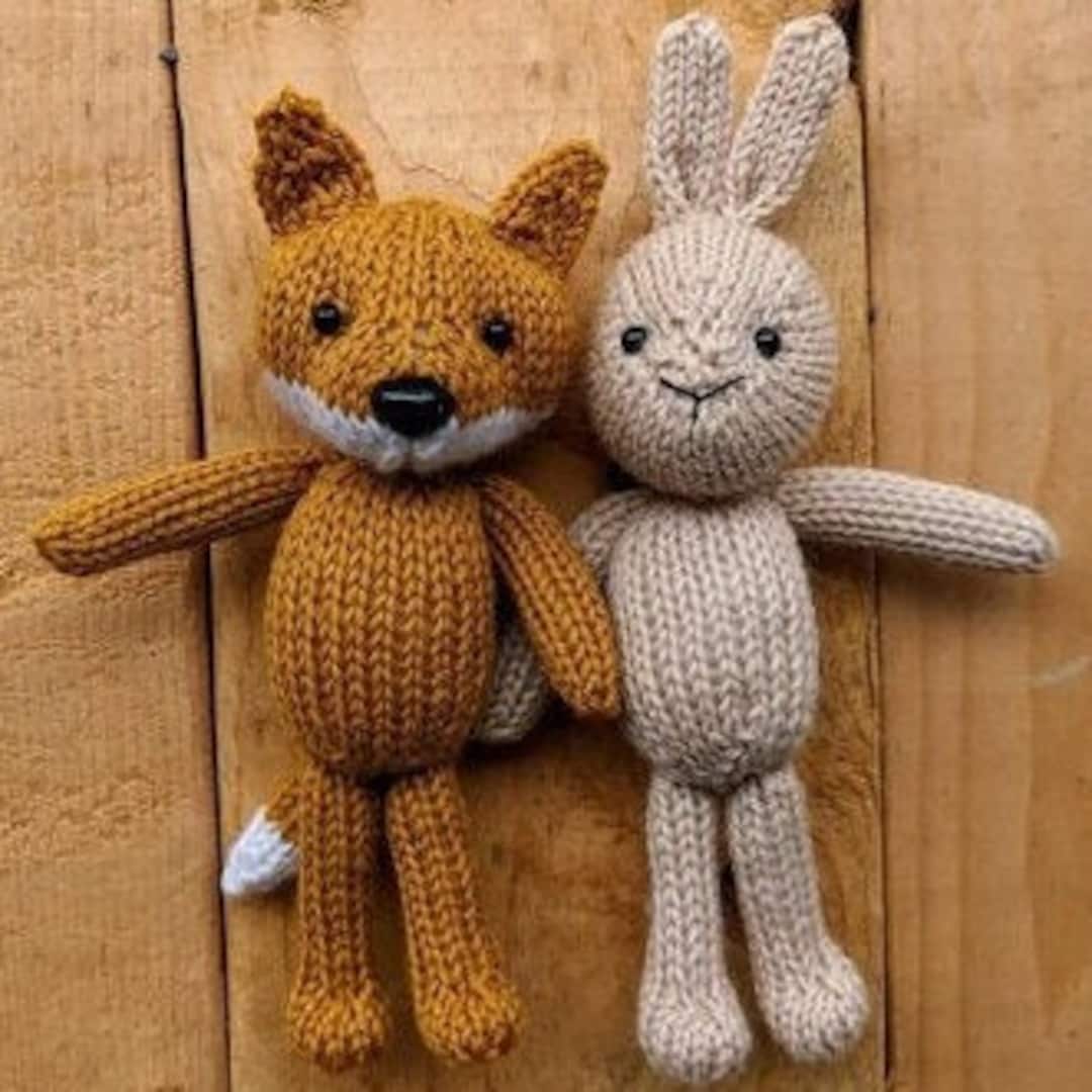 Fox and Bunny PDF Pattern - Etsy