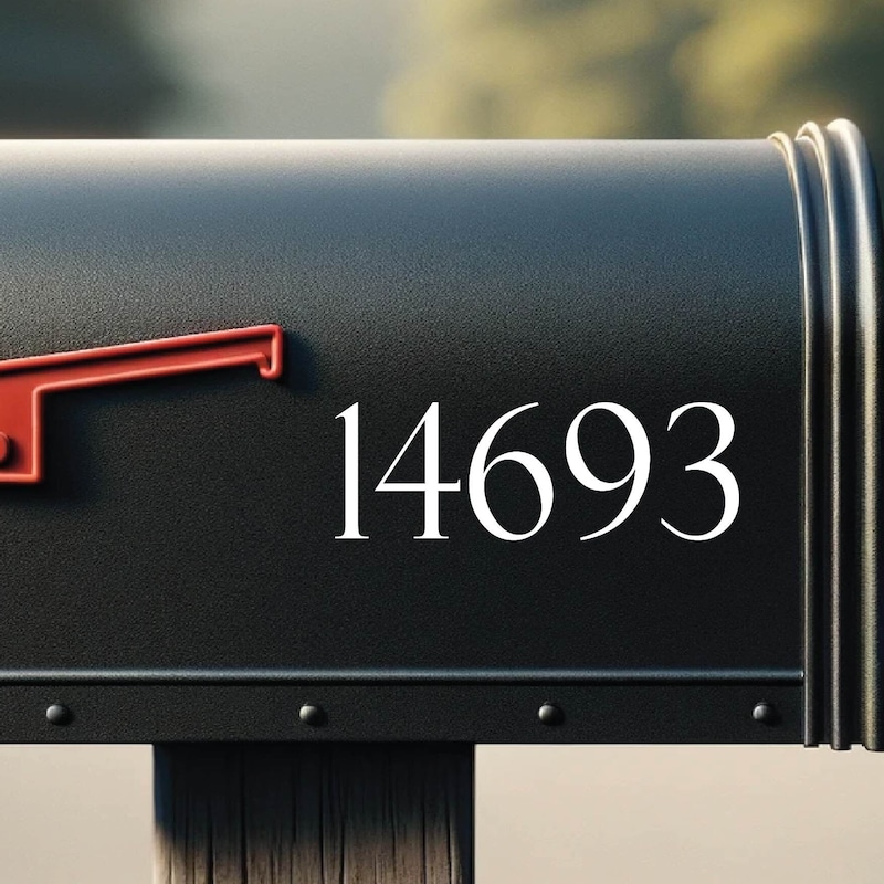 House Number Decal - Etsy